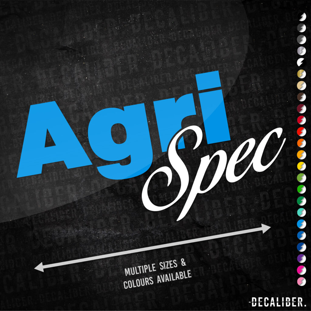 Agri Spec Long Sticker - Decaliber