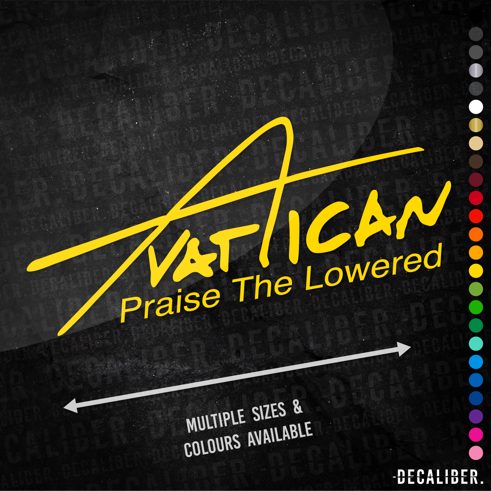 Vatican Van Aaken Meme Sticker - Decaliber