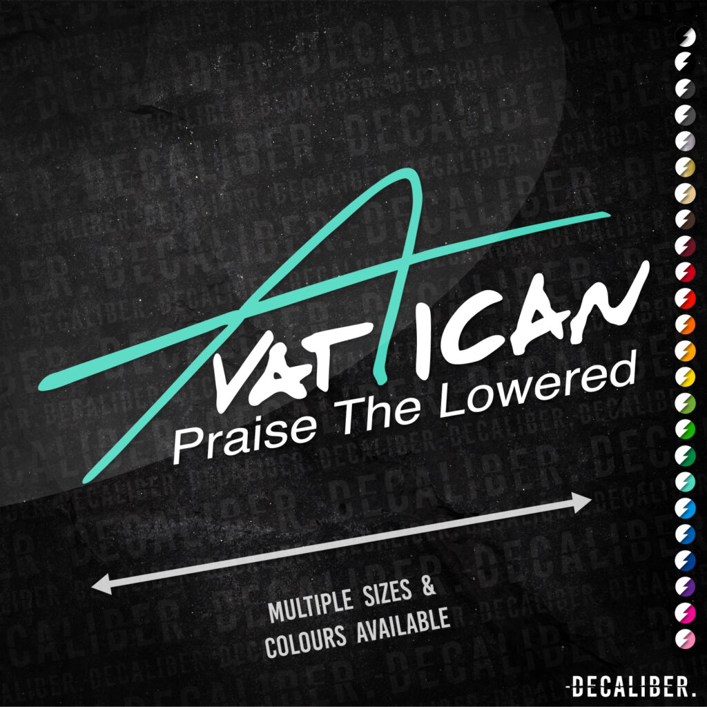 Vatican Van Aaken Meme Sticker - Decaliber